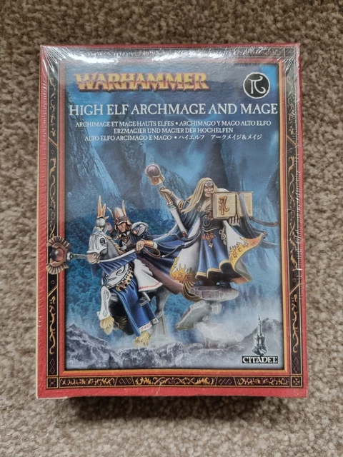GAMES WORKSHOP WARHAMMER Fantasy High Elf Archmage And Mage Brand New £ ...