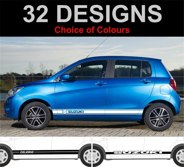 SUZUKI CELERIO SIDE stripes decals stickers graphics all years suzuki ...