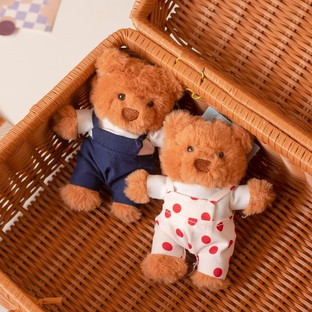 CARTOON LINE DING Small Dog Plush Keychain With Soft Fabric For Girls ...