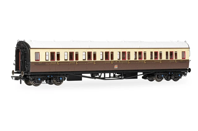 GWR COLLET PASSENGER Coaches Corridor Third 5017 Model Railway 1:76 ...