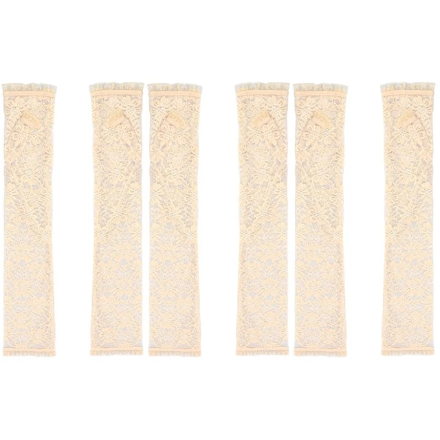 3 Pairs Thin Section Lace Arm Sleeve Covers Driving Elastic £1588 Picclick Uk