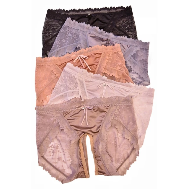 MUTANDINE CROTHLESS DONNA Seducente Pizzo Intimo per Occasioni Speciali ...