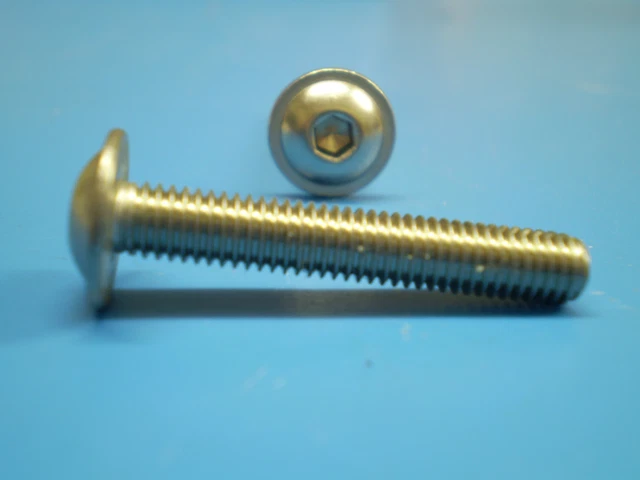 ISO 7380F/7381 ULS V2A Inox Creux Hexagonal Vis des Brides M6 ...