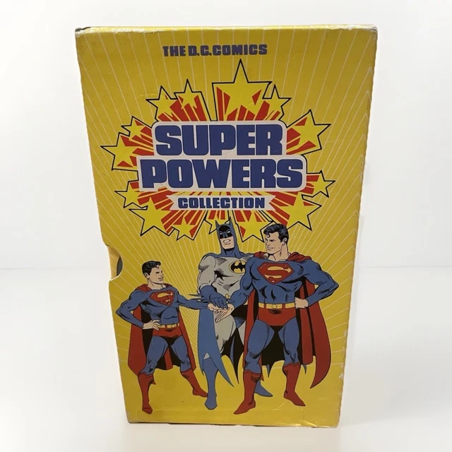 SUPER POWERS EXCLUSIVE UK VHS Collection DC Superman, Superboy, Batman ...