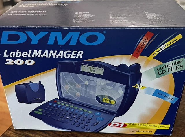 DYMO LABELMANAGER 200 Electronic Labelmaker. Get Organized. *screen ...