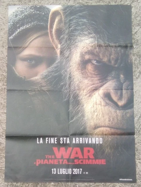 MANIFESTO THE WAR IL PIANETA DELLE SCIMMIE the Planet of the Apes ...