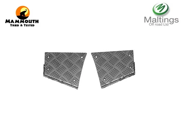 LAND ROVER DEFENDER 90 Chequer Plate Rear Corner Tub Chequer Plate ...
