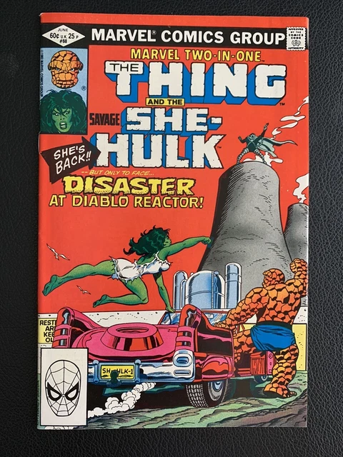 MARVEL 2 IN 1 The Thing and SHE-HULK #88 from 1982 $6.99 - PicClick AU