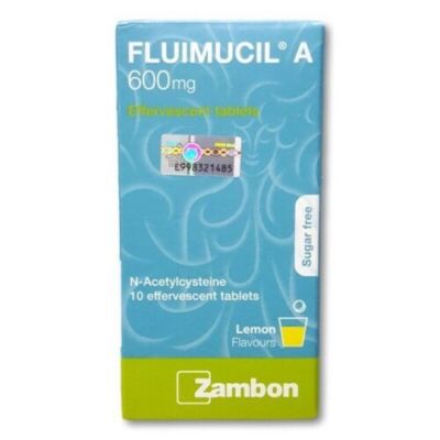 FLUIMUCIL A 600MG 10's Tablet N-acetylcysteine Clear Phlegm Mucous EUR ...