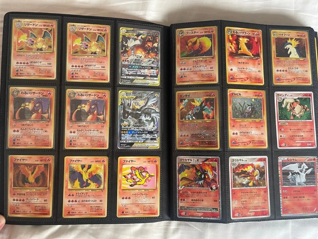 AMAZING 350 POKEMON Card Collection Binder Charizard Pikachu Blastoise ...