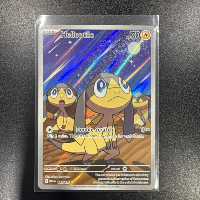 POKÉMON TCG MEGA Evolution Helioptile IR 143/132 English NM £0.75 ...