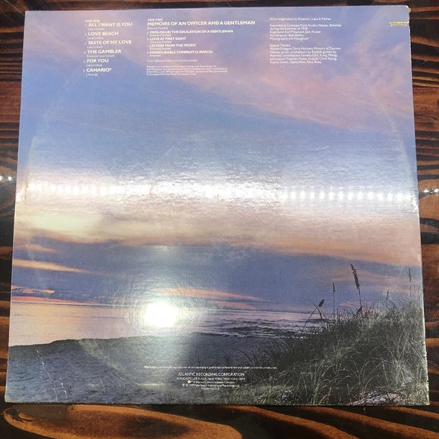 EMERSON, LAKE & PALMER .. LOVE BEACH .. ATLANTIC LP 1978 Sealed £65.70 ...