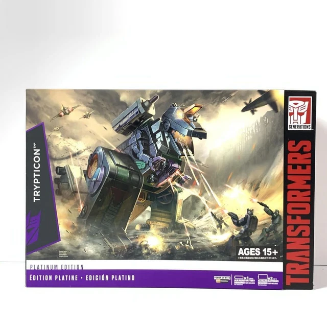 TAKARA TOMY TRANSFORMERS PLATINUM EDITION TRYPTICON Action Figure TGHB ...