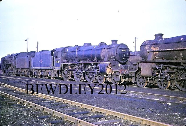 *ORIGINAL 35MM SLIDE* STANIER 44767 ON CARLISLE KINGMOOR SHED 10/2/1968 ...