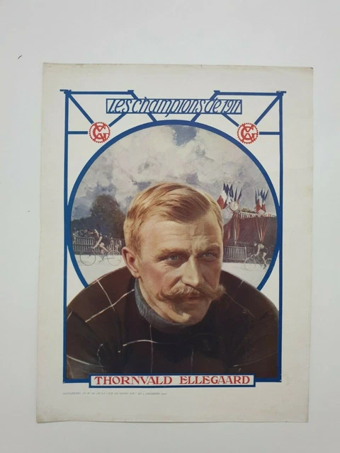 LES CHAMPIONS DE 1911 1911 Affiche Originale Thornvald Ellegaard ...
