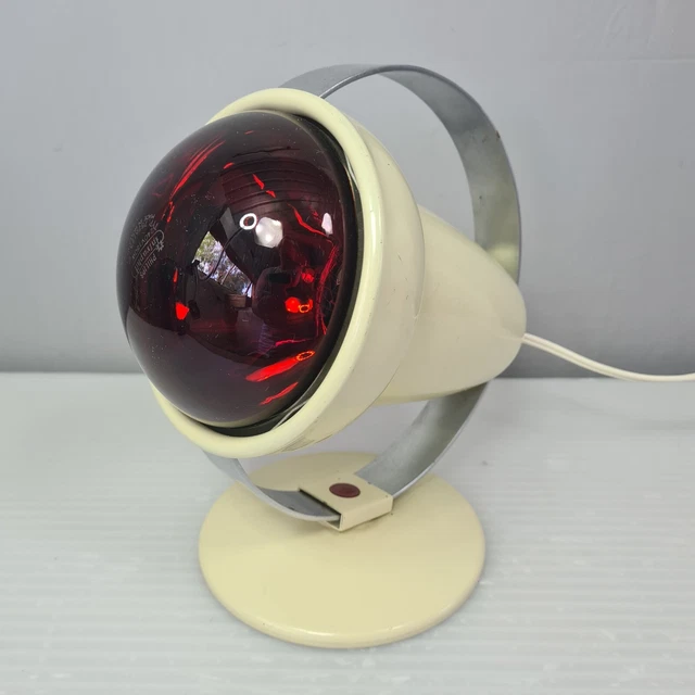 VINTAGE PHILIPS INFRA-RED Heat Lamp Infraphil Red Light Retro Working ...