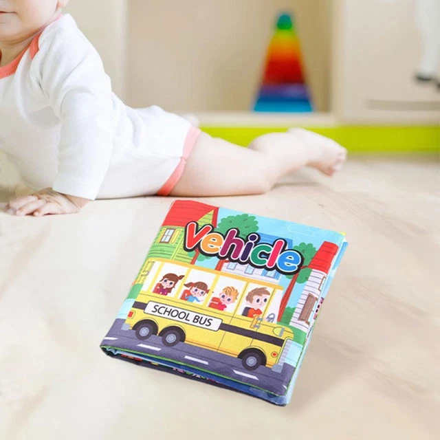 2-6PACK MY FIRST Soft Books Sensory Toy Interactive Rattle Book for £13 ...