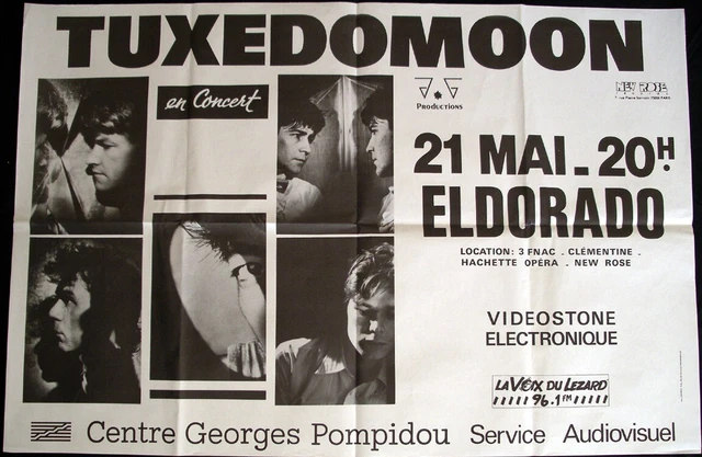 TUXEDOMOON À L'ELDORADO affiche concert no wave 1985 EUR 40,00 ...