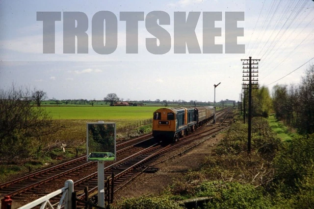 35MM SLIDE BR British Railways Diesel Loco Class 20 20186 & 20188 1981 ...