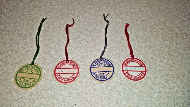 RARE MICHELLE TYLER British Tennis Player Junior Championship Passes ...