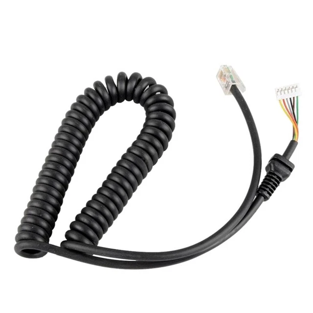 REPLACEMENT MICROPHONES MIC Cable Cord Wire for Yaesu MH48A FT7800/1907 ...