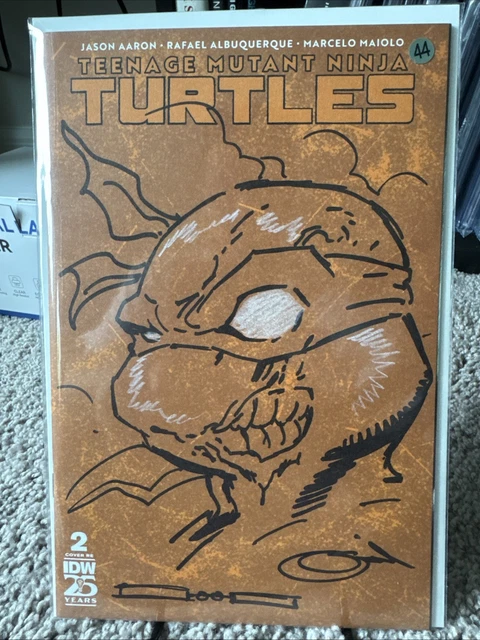 (RARE) TMNT #2 Original Sketch Of Venomized Michelangelo By Sajad Shah ...