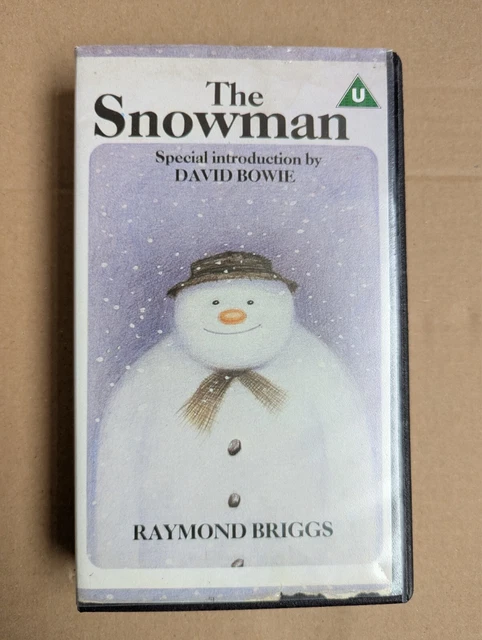 THE SNOWMAN BY Raymond Briggs - VHS Video Tape Christmas Kids David ...
