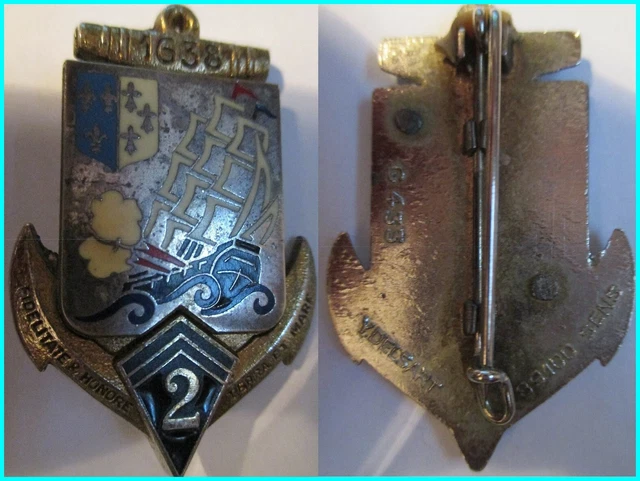 INSIGNE 2° RÉGIMENT d’Infanterie de Marine EUR 5,00 - PicClick FR
