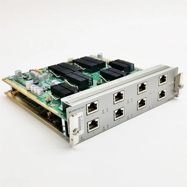 CISCO WS-X4908-10G-RJ45 8PORT 10GBase Line Card Module for Catalyst ...