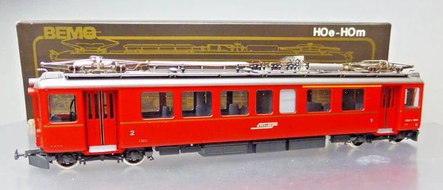 BEMO 1265/2 ; Triebwagen ABe 4/4 1./2. Kl. RhB, wie neu in OVP /W928 ...