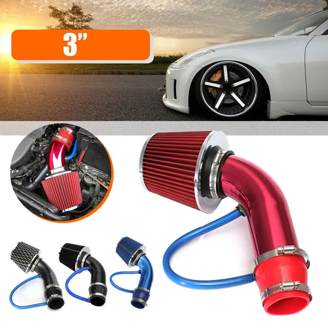 CAR ACCESSORIES COLD Air Intake Filter Pipe Induction Power Flow Hose ...