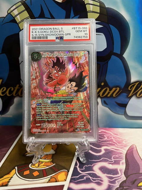 DRAGON BALL SUPER Saiyan Showdown Kaio-Ken Son Goku bataille décisive SPR PSA 10 EUR 49,14 ...