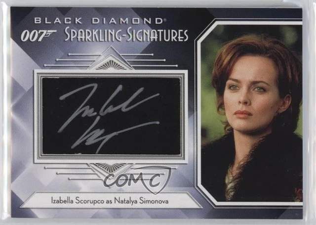 2025 JAMES BOND Black Diamond Izabella Scorupco as Natalya Simonova ...