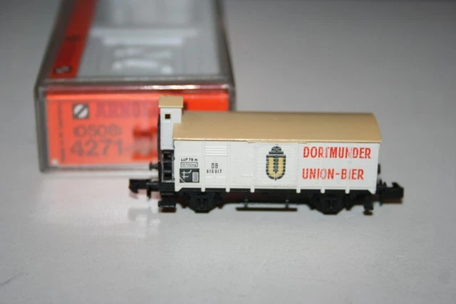 ARNOLD SPUR N: 4271 (1) Güterwagen Dortmunder Union, OVP, Aufdruck ...