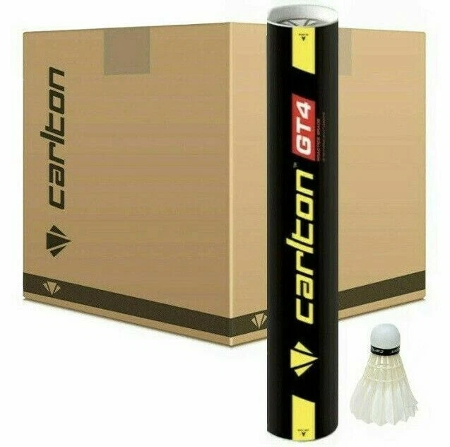 CARLTON GT4 FEATHER Shuttlecocks - Practice Grade Speed Medium 25 Dozen ...