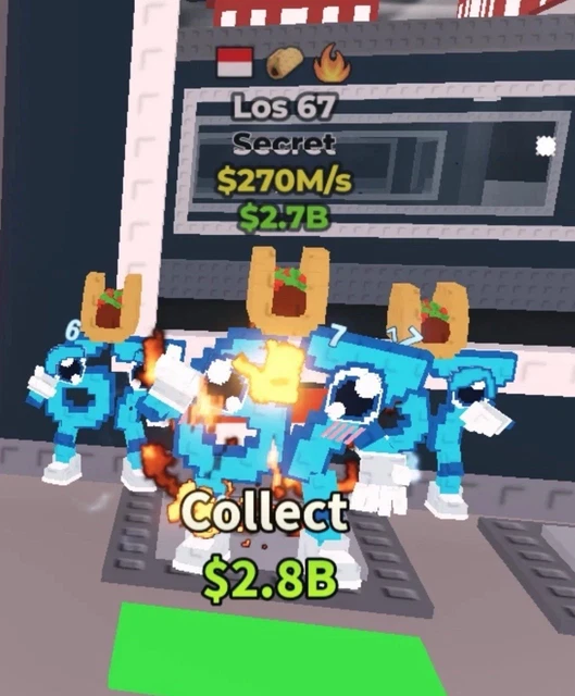 ROBLOX | STEAL A Brainrot | Los 67 | 270M/S |Secret Brainrot | £21.50 ...