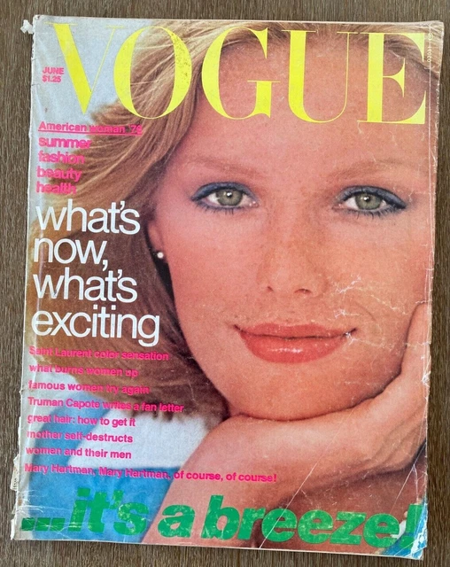 VOGUE US JUNE 1976 Patti Hansen, Candice Bergen, Lisa Cooper, Paul ...