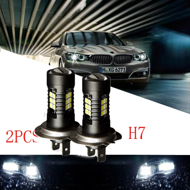 H7 COB LED Smd Super Bright White Headlight Headlamp Main Dipped Beam ...