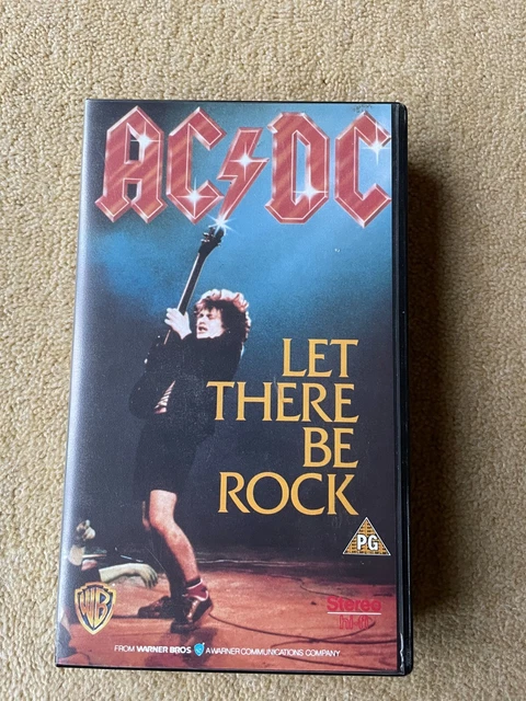 AC/DC CLASSIC 1970s with Bon Scott - Let There Be Rock - VHS Video Tape £6.99 - PicClick UK