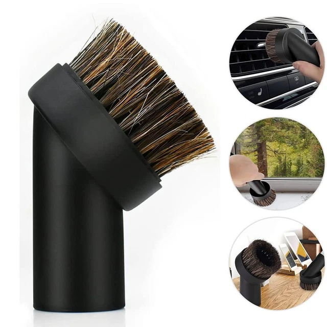 CLEANER BRUSH HEAD Cleaning Brushes Dust Clean Tool Horse Hair Dusting ...
