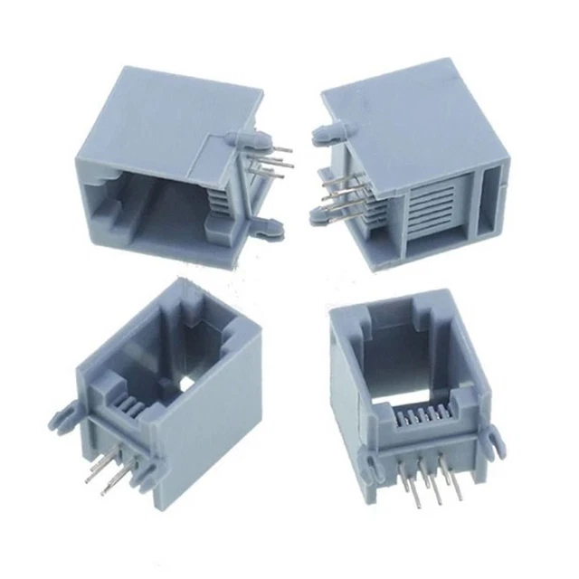 RJ11-6P6C RJ12 SOCKET Socket Adapter Terminal Connector Telephone ...