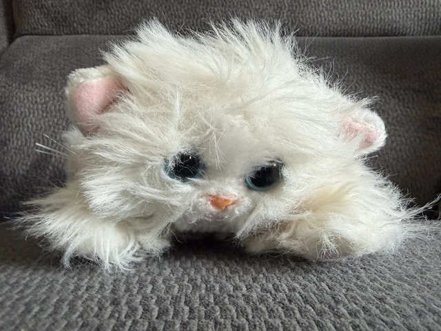 RARE DSI KITTY Kittens White Persian Cat Purring Plush Soft Collectable ...