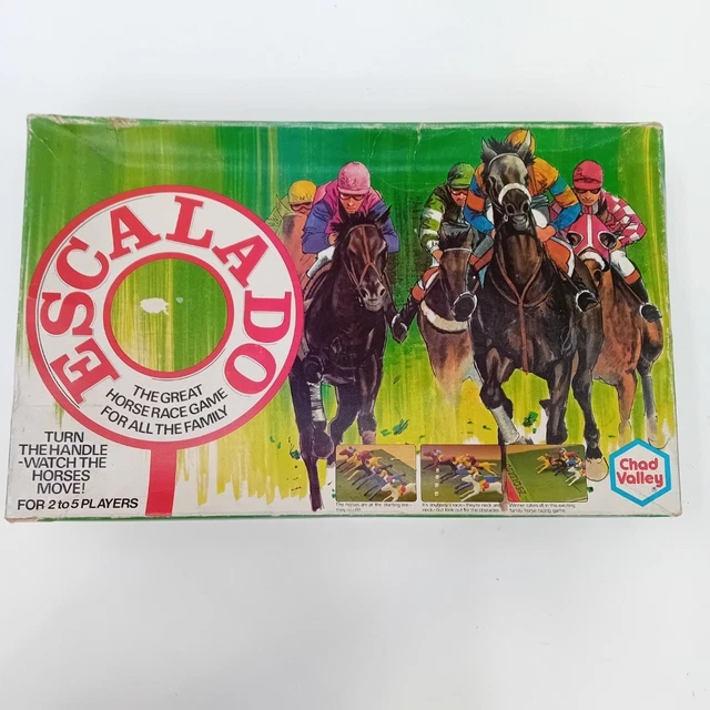 ESCALADO CHAD VALLEY Horse Racing Board Game Vintage FLT07-TT £7.99 ...