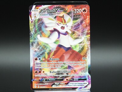 CARTE POKÉMON PYROBUT Vmax 019/072 EB4.5 Destinées Radieuses FR NEUF ...