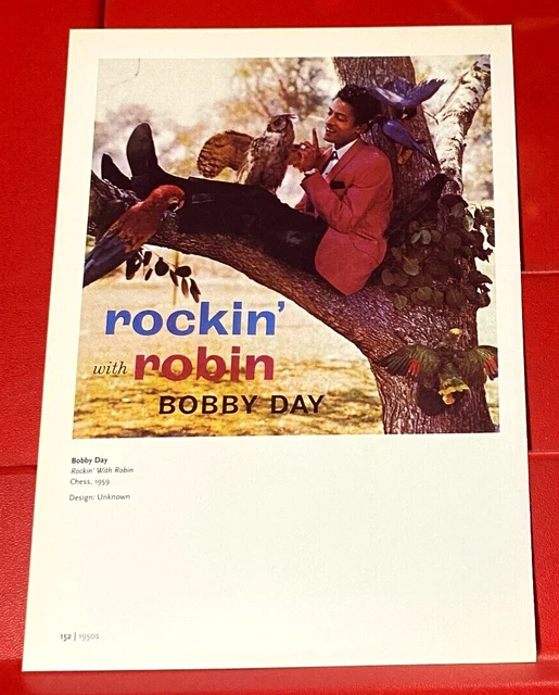 BOBBY DAY ROCKIN' With Robin Album Cover Art PICTURE / PRINT 7.5" x 5.5 ...