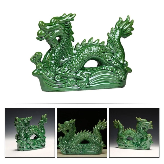 GOOD LUCK FENG Shui Dragon Figurine Chinese Dragon Sculpture Home ...
