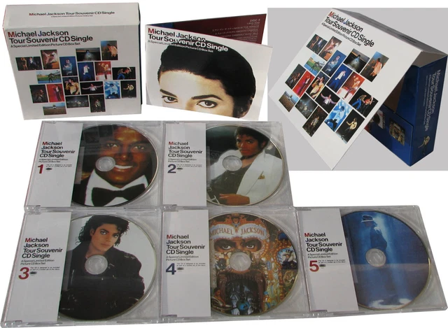 MICHAEL JACKSON COFFRET PICTURE CD Box Set Souvenir Limited Edition JAPAN 1992 £51.37 - PicClick UK