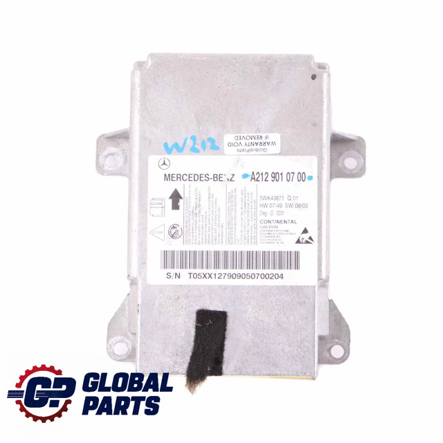 MERCEDES-BENZ W212 ECU Control Unit Sensor Module Airbag A2129014204 ...