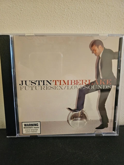 JUSTIN TIMBERLAKE FUTURESEX/LOVESOUNDS 2006 CD EX-NSYNC Singer POP ...
