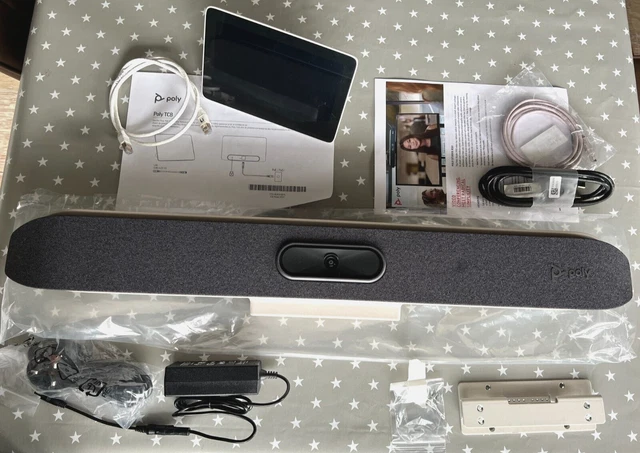 POLY STUDIO X50 video conferencing system & Poly TC8 touch panel 2200 ...